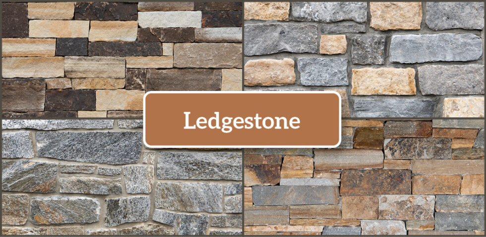 Ledgestone Stone Veneer | Natural Facing Real Stone Veneer | Natural Facing
