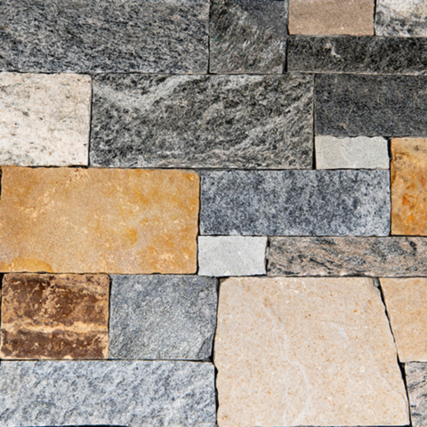 Broadwater Roughly Rectangular Stone Veneer from Natural Facing